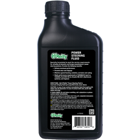 72805, 72810, 72813 - O'Reilly Lubricants